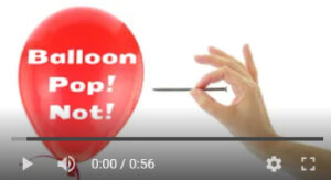 Balloon Pop! Not! - Science Fun