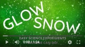 Glow Snow - Science Fun